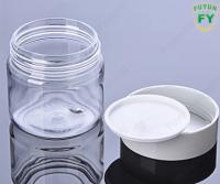 China 100ml OEM Logo Plastic Packaging Jars , clear Travel Cosmetic Jar for sale