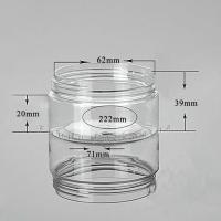 China 3.3OZ Plastic Packaging Jars Wide Mouth Refillable For Food for sale