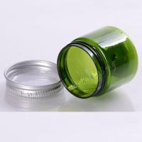 China Food Grade Round Plastic Canisters 50ml with Aluminum Lids for sale