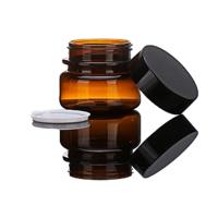 China Fuyun Plastic Storage Jar , 60ml Amber Plastic Containers for sale