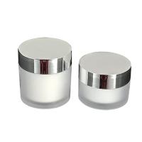 China sgs 50g Double Wall Cosmetic Jars with screw top lids for sale