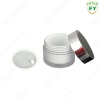 China sgs 50g Double Wall Cosmetic Jars with screw top lids for sale