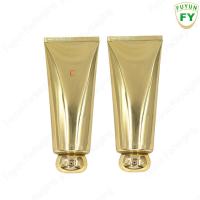 China Cosmetic Gold 100ml Hand Cream Tube Custom Printing SGS certificate for sale