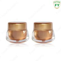 China Double Wall 7g Acrylic Cosmetic Jar For Facial Cream Packaging for sale