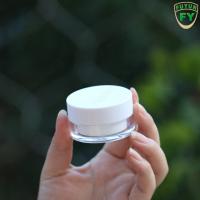 China Fuyun Acrylic Cosmetic Jar , 20g Acrylic Cream Containers for sale