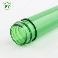 China Food Grade 26g 28mm Bottle PET Preform Moss Green New Material for sale