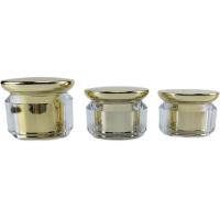 China Empty 4oz 100ml Acrylic Cosmetic Jars for Serum Lotion for sale