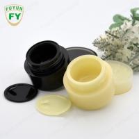 China Black White BPA Free Plastic Cream Jar Cosmetic Packaging 5g 10g 15g 20g for sale