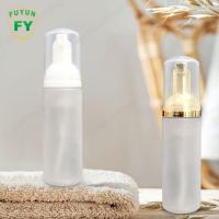 China Screen Printing PET Plastic Facial Foam Bottle 100ml 120ml 150ml 200ml for sale
