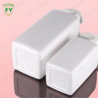 China 500ml Pump Bottle Dispensers for Lotion Shampoo Square Shape for sale