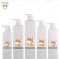 China 16oz Refillable Square Plastic Pump Bottles For Dispensing Lotions Shampoos for sale