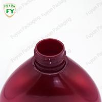 China PET Oval Shape Plastic Press Bottle For Shampoo Cream Lotion for sale
