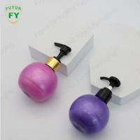 China 180ml Spherical Plastic Pump Bottles Diameter 24mm For Shampoo for sale