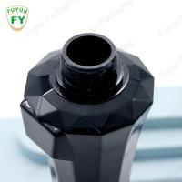 China Unique 120ml 450ml Black Shampoo Dispenser Bottle PET PETG Plastic for sale