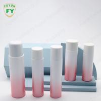 China Plastic White PET Spray Bottle 60ml 100ml 120ml Gradient Color for sale
