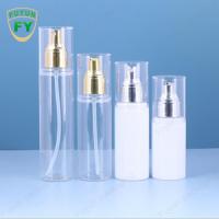 China PET White Clear Plastic Spray Bottle 30ml 50ml 100ml 120ml For Cosmetic Packaging for sale