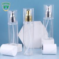 China PET White Clear Plastic Spray Bottle 30ml 50ml 100ml 120ml For Cosmetic Packaging for sale