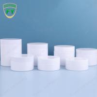 China Electroplate Pet Cosmetic Containers With White Lids 50ml 150ml 250ml for sale
