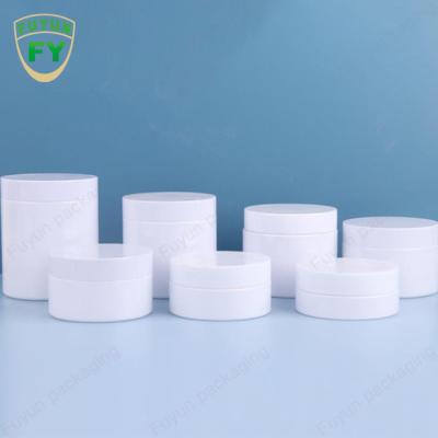 China Electroplate Pet Cosmetic Containers With White Lids 50ml 150ml 250ml for sale