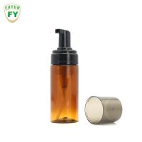 China 50ml 100ml 150ml Pump Soap Dispenser Bottle Amber Round for sale