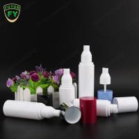 China Cylinder White Black Plastic PET Lotion Bottle With Pump Screen Printing for sale