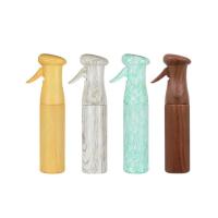 China 200ml 300ml Plastic Continuous Hair Spray Bottle Hot Stamping for sale