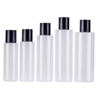 China Plastic Round Shape 200ml Plastic Bottle For Shampoo Cosmetic 100ml 150ml for sale