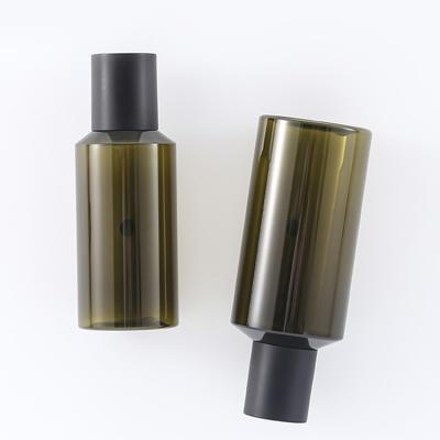 China Empty Green PET Plastic Pump Bottles 50ml 100Ml 150Ml 200Ml for sale