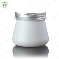 China White Alumina Cap Plastic Packaging Jars For Body Cream for sale
