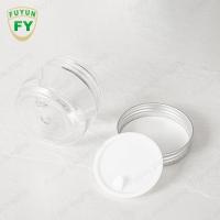 China BPA-Free Containers PET Plastic Food Storage Clear Cookie Round Jar with Lid for Candy Packaging for sale