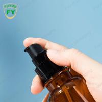 China Brown Screw Top Capsule Packaging 60ml Medicine Bottle Amber Plastic for sale