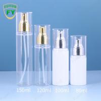 China Cosmetic Packaging Pet Plastic Spray Bottle 100ml 120ml 150ml 200ml 250ml for sale