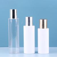 China PET Transparent 100ml Cosmetic Bottle With Double Layer Screw Cap 200ml 150ml for sale