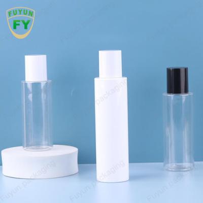 China Plastic 100ml Pet Bottle With Screw Cap Cylinder High Mouth Shampoo Using for sale