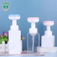 China 500ml Soap Foam Pump Bottle Square Empty Paw Flower Head bottle for sale