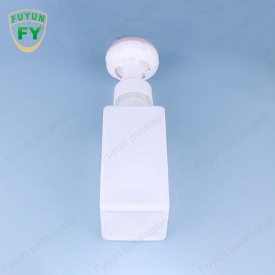 China Square Liquid Soap Foam Pump Bottles Easy Open End 300ml for sale