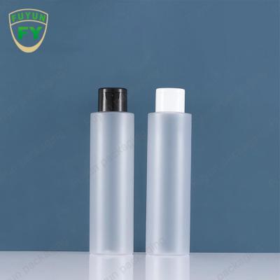 China PET Transparent 100ml Toner Bottle With Double Layer Screw Cap 50ml for sale