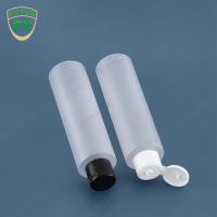 China PET Transparent 100ml Toner Bottle With Double Layer Screw Cap 50ml for sale