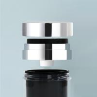 China 50ml White Black Moisturizer Airless Pump Emulsion Jar With Cap  Cosmetic Vacuum Packaging for sale
