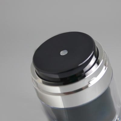 China Refillable PMMA Airless Cosmetic Jar 50g 15g 30g For Cream for sale