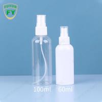 China Mini  Clear 80ml 100ml Perfume Fine Mist Plastic Spray Bottle for sale