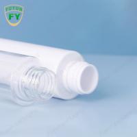 China White Clear Transparent Empty 60ml 80ml 100ml bottle with screw cap and flip top cover for sale