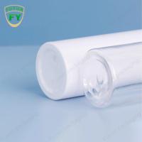 China White Clear Transparent Empty 60ml 80ml 100ml bottle with screw cap and flip top cover for sale