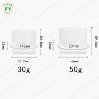 China 30g 50g Plastic Packaging Jars Acrylic Facial Eye Cream Dispenser Bottle for sale