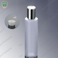 China 200ml Flat Shoulder Frosted Plastic Bottle For Serum 0.3mm Diameter Spray Nozzle for sale