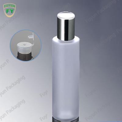 China 200ml Flat Shoulder Frosted Plastic Bottle For Serum 0.3mm Diameter Spray Nozzle for sale