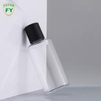 China Screen Printing 150ml Matte Black Toner Bottle With Inner Plug for sale