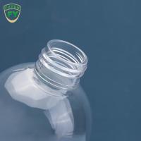 China 300ml Clear Moisturizer Toner Plastic Bottle With Flip Top Plug Silver Screw Cap for sale