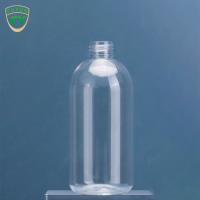 China 300ml Clear Moisturizer Toner Plastic Bottle With Flip Top Plug Silver Screw Cap for sale