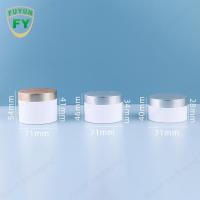 China Fuyun 80ml 100ml 120ml white clear color thicken bottom wall pet plastic cream jar with colored cap for sale